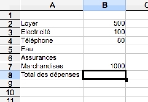 Module 3 Bureautique : Excel-Calc (Bases) - Exercice : 6 Plan de trésorerie et graphiques